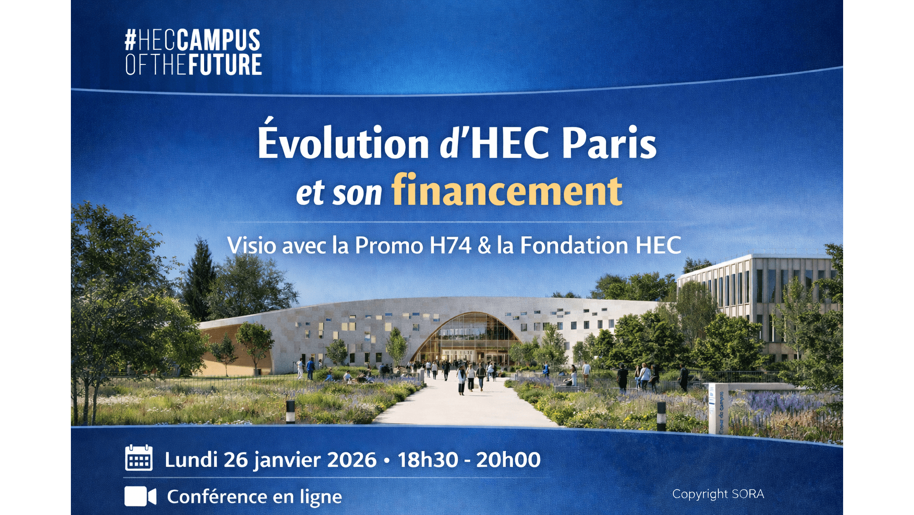 Visio - Evolution d’HEC Paris et son financement | HEC Alumni